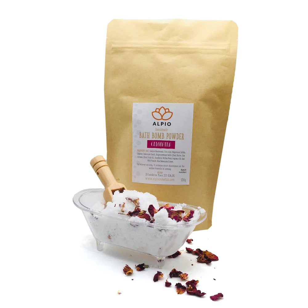 Bath Bomb Powder - Peony, Nowości - Alpio - natural beauty products